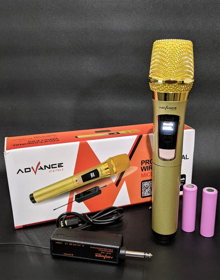 Jual Mic Wireless Advance 103 Microphone Profesional / mic / Murah ...