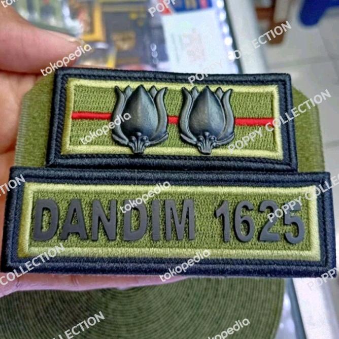 Jual PANGKAT TOPI PET PDL LETKOL + PAPAN NAMA LOGAM - PANGKAT TOPI ...