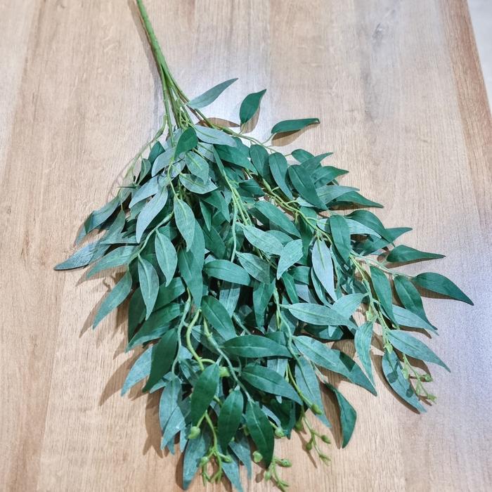 Jual Daun Ruscus Willow Artificial Dekorasi - Putih - Jakarta Barat ...