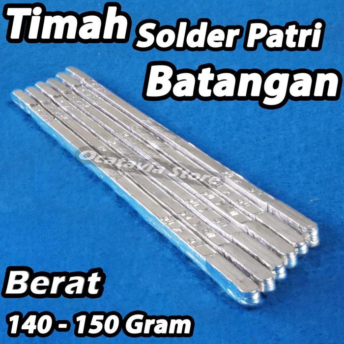 Jual Timah Solder Patri Batangan 50 x 50 untuk las patri radiator dan ...