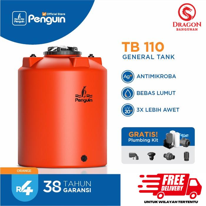 Jual Tangki Air Penguin TB 110 / Toren Air Penguin 1050 Liter / Tandon ...