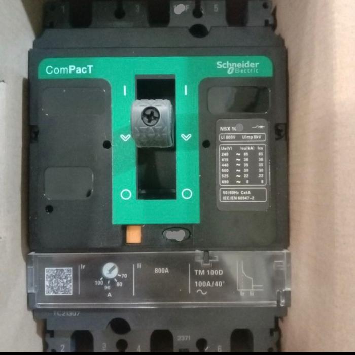 Jual MCCB Schneider NSX100F 3P 100A C10F3TM100 36kA Type New - Jakarta ...