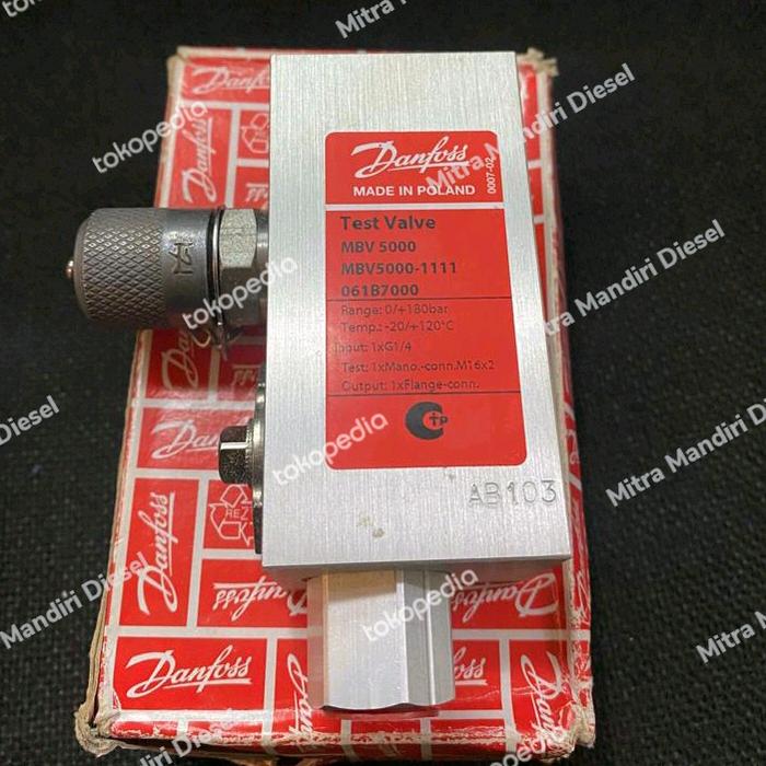Jual Test Valve Danfoss MBV 5000-1111 061B700 / selenoid Danfoss ...