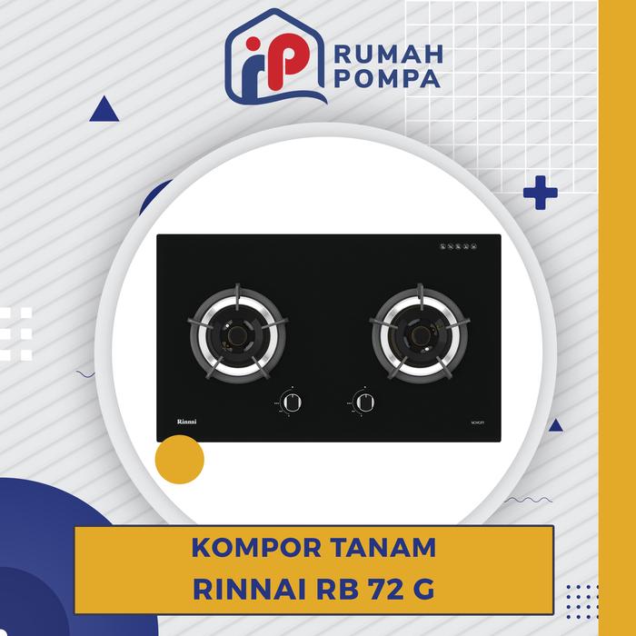 Jual Kompor Tanam 2 Tungku Rinnai RB-72G - Kota Bekasi - Rumah Pompa | Tokopedia