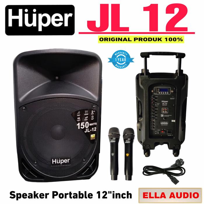 Jual huper jl12 jl-12 speaker portable wireless - Jakarta Pusat - ELLA ...