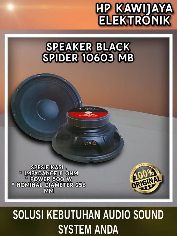 Jual SPEAKER KOMPONEN BLACK SPIDER 10603 speaker komponen black spider ...