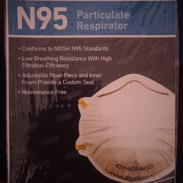 Jual masker n95 onemed particulate respirator masker n95 onemed box 20 pcs - Jakarta Barat ...