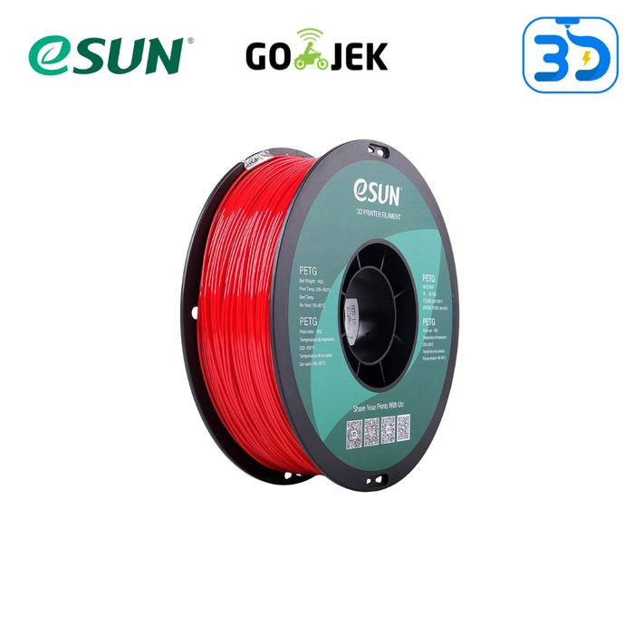 Jual PETG eSUN 3D Filament Terbaru Optimized Filament 1.75 mm - Fire ...