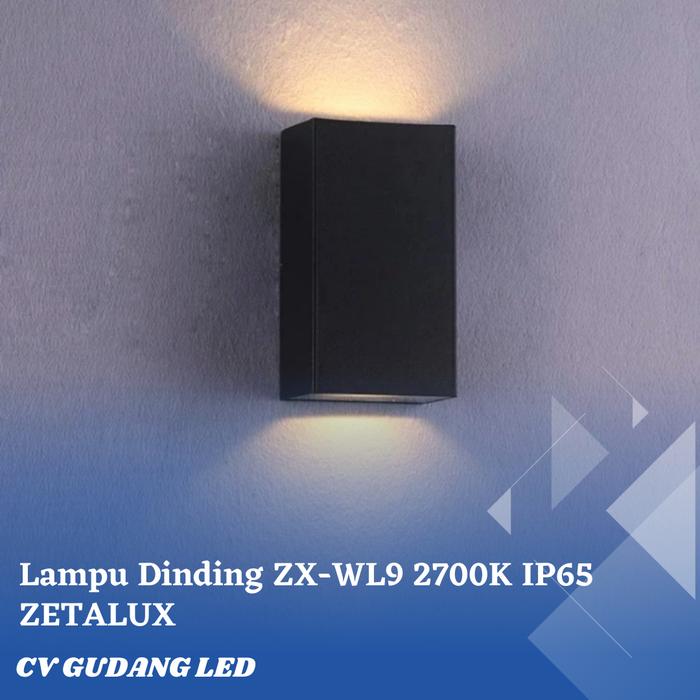 Jual Lampu Dinding Led Minimalis 2700K 2x6W IP65 Zetalux ZX-WL9 - Kab ...