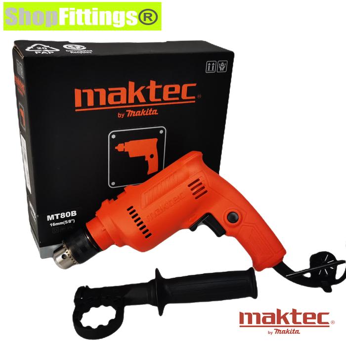 Jual Maktec MT80 B Mesin Bor Beton Besi Kayu 16mm MT 80B Hammer Drill ...