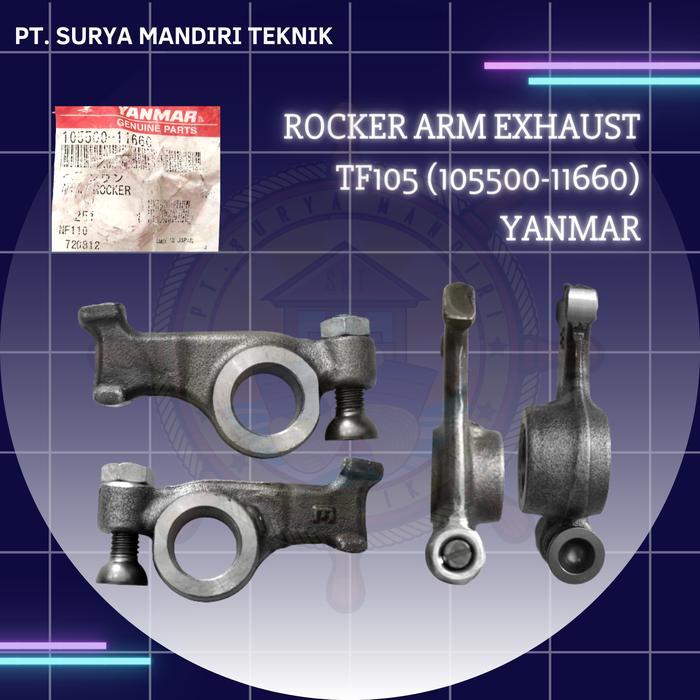 Jual ROCKER ARM EXHAUST TF105 105500-11660 YANMAR ASLI GENUINE - Kota ...