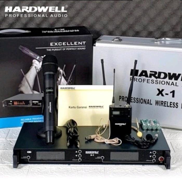 Jual MIC WIRELESS HARDWELL X-1 X 1 X1 MICROPHONE ORIGINAL MIK ASLI ...