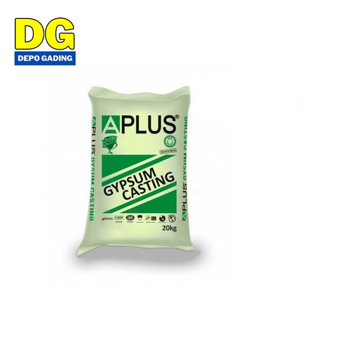Jual plaster casting Aplus 20kg/semen gypsum tepung gipsum - Kota ...