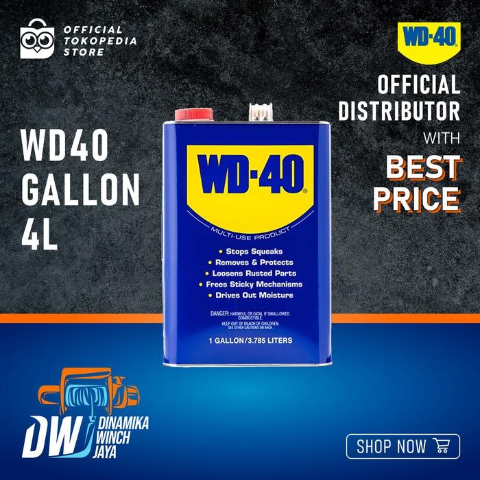 Jual wd40 gallon 4l/wd 40 gallon 4 liter/wd pelumas anti karat ... Jual wd40 gallon 4l/wd 40 gallon 4 liter/wd pelumas anti karat ...