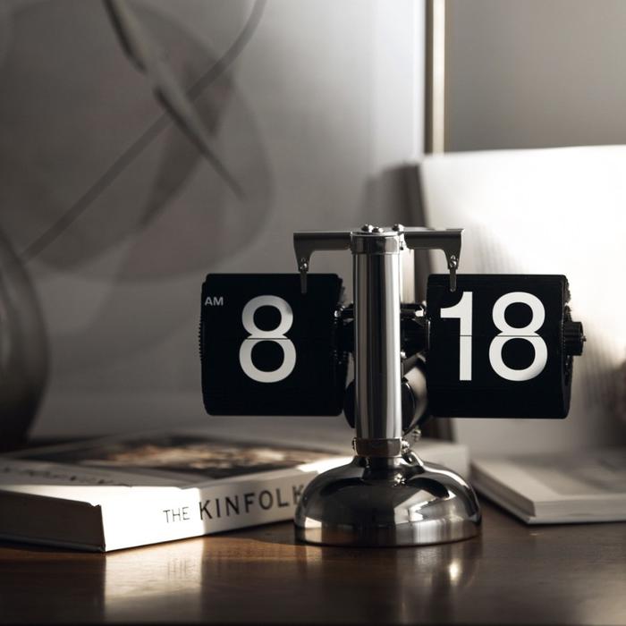 Jual Vintage Retro Table Flip Desk Clock Desk Jam Meja Classic Jadul ...