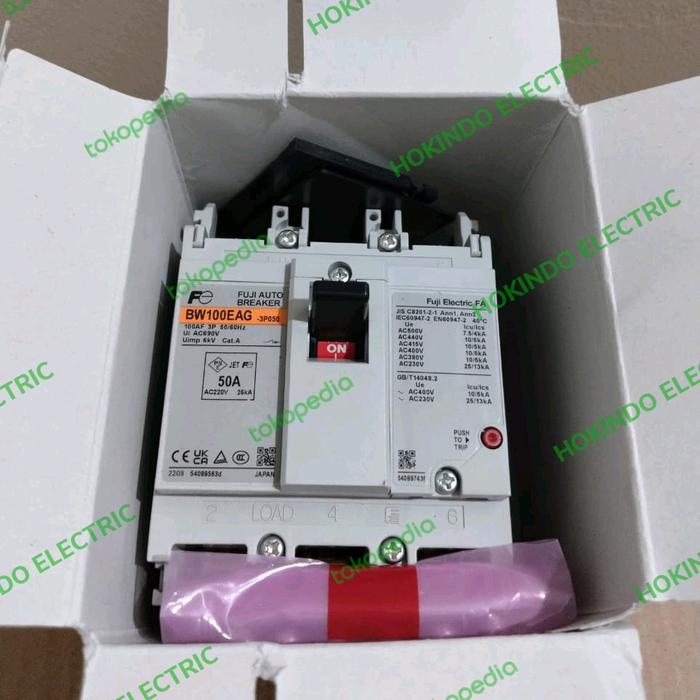 Jual MCCB FUJI BW100EAG 3P 50A 10KA CIRCUIT BREAKER FUJI ELECTRIC ...