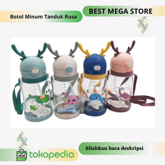 Jual Botol Minum Anak Tanduk Rusa Botol BPA Botol Anak TK SD sekolah - Jakarta Utara - BEST MEGA ...