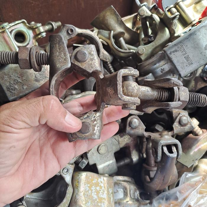 Jual fixed clamp scaffolding tebal k.21/kelem besi tebal kunci ...