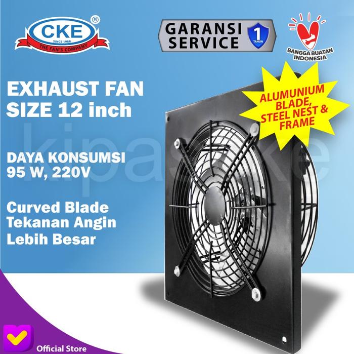 Jual Exhaust Fan 12 Inch Exhaust Industrial Fan Hexos/Exhaust Dinding ...