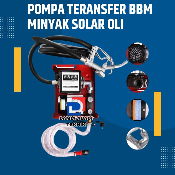 Jual Flow Meter Solar-Diesel Set Pump-FlowMeter Dan Pompa pengisian BBM ...