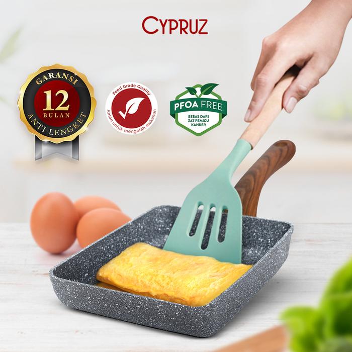 Jual Cypruz Grey Marble Tamagoyaki Pan / Wajan Telur Anti Lengket - Jakarta Pusat - Cypruz ...