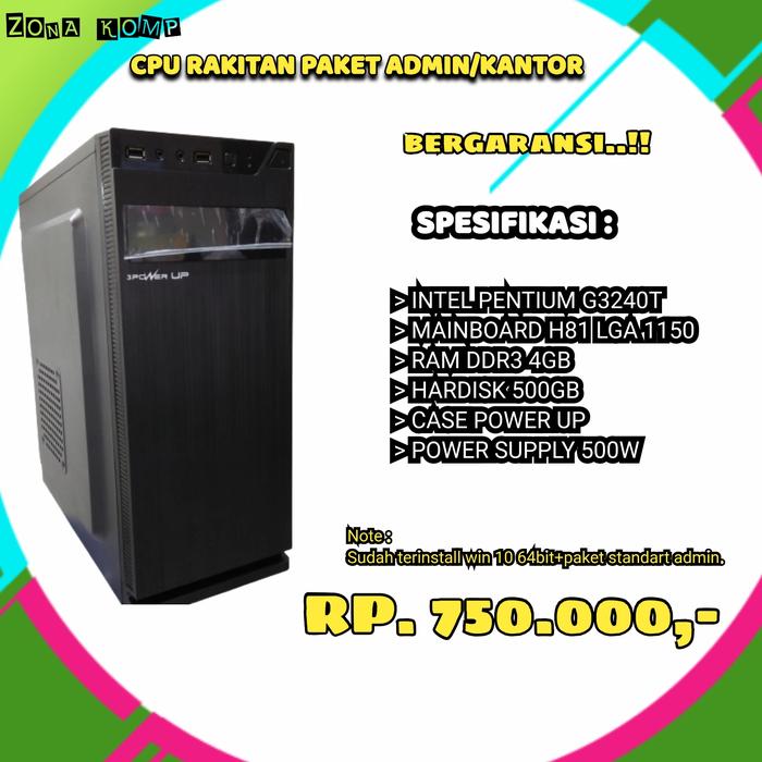 Jual Cpu Rakitan intel Pentium / PC Komputer Rakitan - Kab. Tangerang ...
