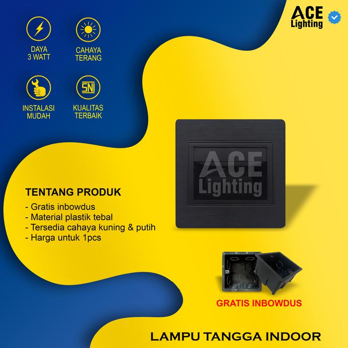 Jual Lampu LED Tembok Anak Tangga Dinding Step Light inbow tanam Wall ...