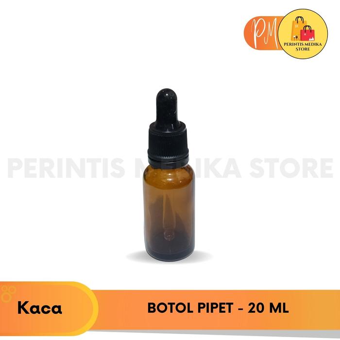 Jual Botol Pipet 20ml Kaca - Botol Kaca Pipet 20 ml / Botol Serum 20ml - Kota Depok - Perintis ...