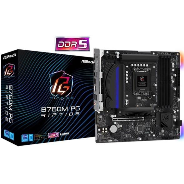 Promo Motherboard ASROCK B760M PG Riptide (LGA1700, B760, DDR5, USB3.2 ...