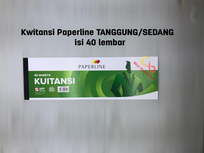 Jual Buku kuitansi TANGGUNG Paperline buku kwitansi sedang isi 40 lembar - 1 pak - Jakarta Barat ...