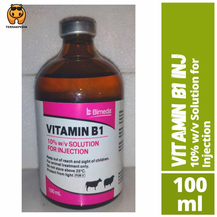Jual Vitamin B1 Injeksi - Thiamin Hydraclorium 100 mg - VIT B1 Injeksi ...