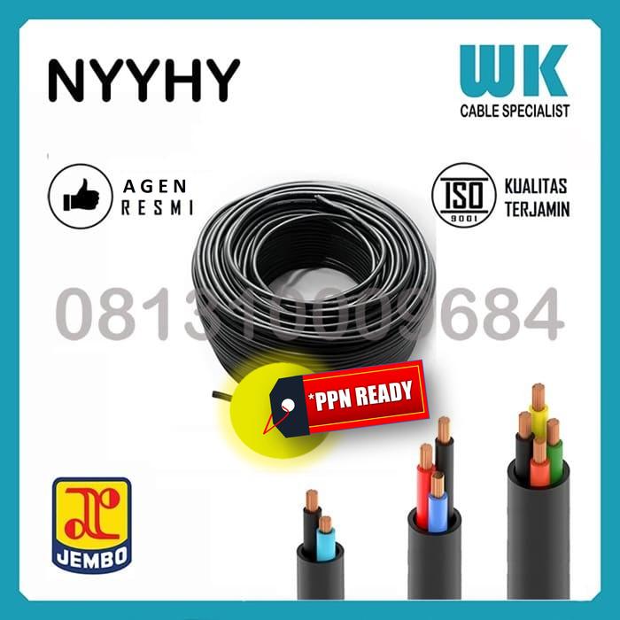 Jual Kabel listrik serabut ECERAN/ METERAN ,JEMBO,NYYHY 4x0.75 / 4x0,75 mm - Jakarta Pusat - WK ...