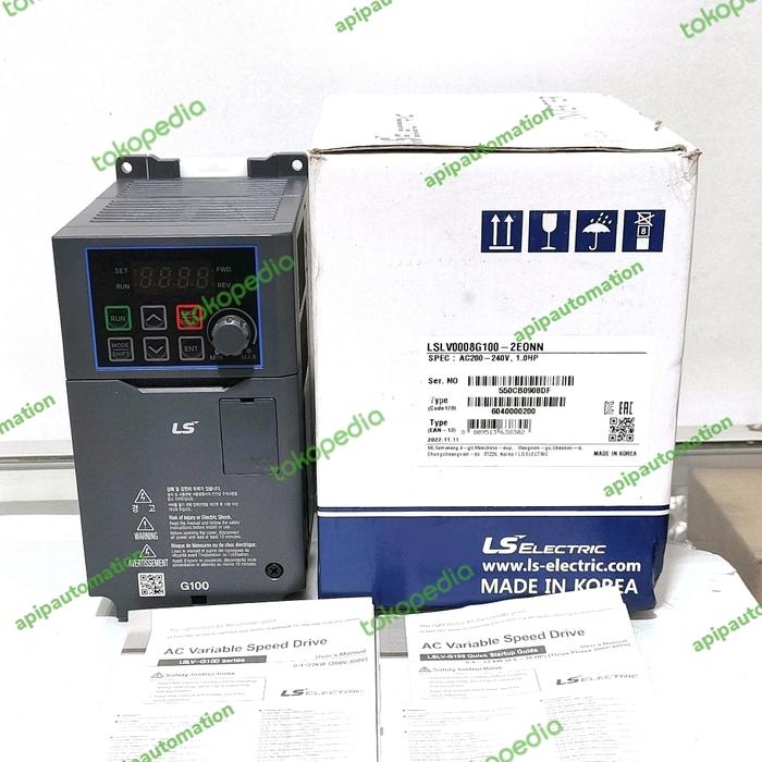 Jual inverter ls LSLV0008G100-2EONN 1HP 220V - Kab. Tangerang - apipautomation | Tokopedia