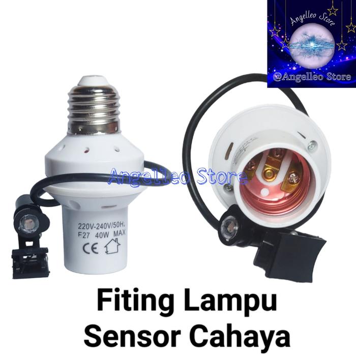 Jual Fiting Lampu Sensor~Fiting Sensor Cahaya~Otomatis~e27 - Kota ...