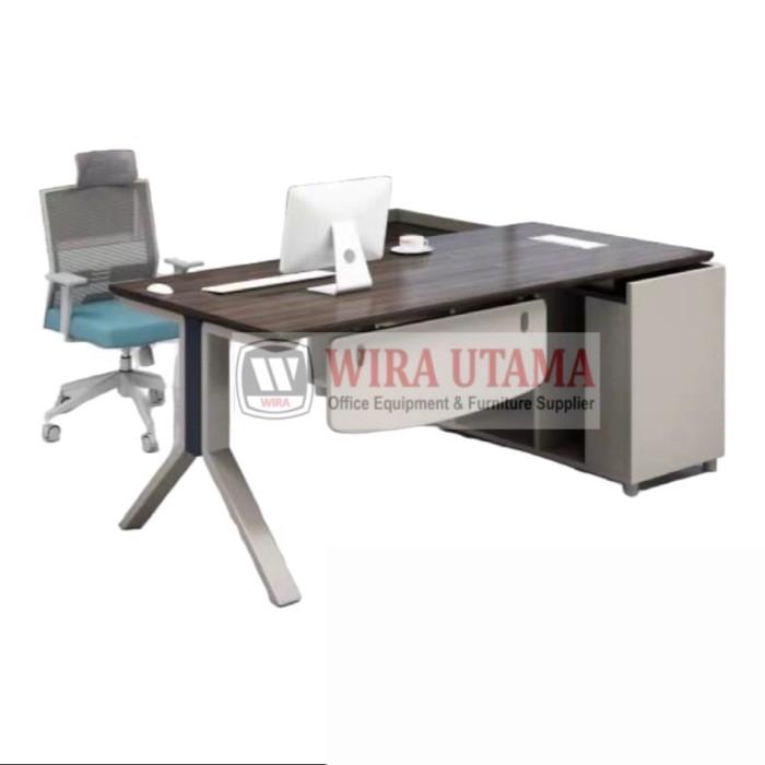 Jual Meja Direktur Minimalis / Meja Manager Modern / Meja L Kaki Besi ...