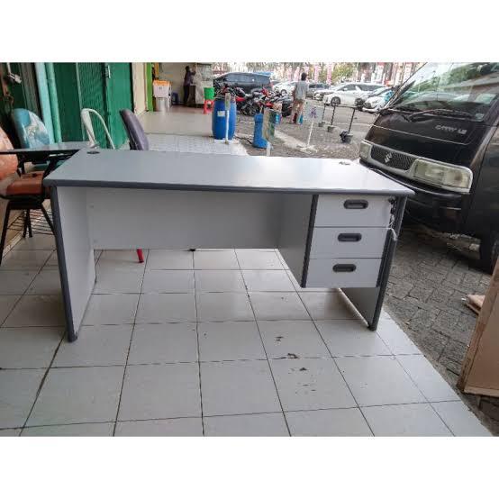 Jual Meja Kerja UNO 120x60cm / Meja Belajar / Meja Tulis Warna Putih ...