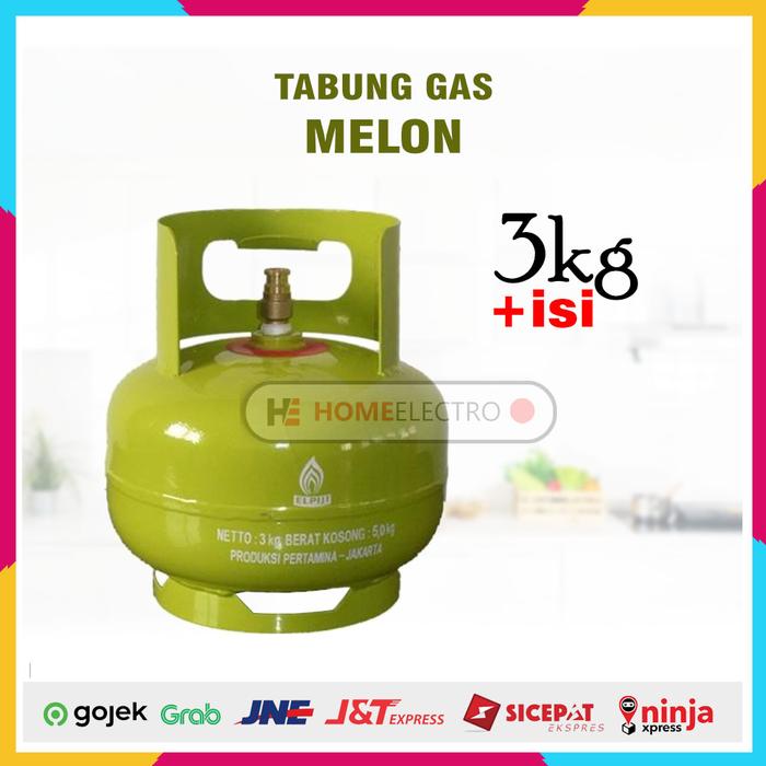 Jual Tabung Gas LPG Melon 3Kg + Isi - Kota Depok - Home Electro | Tokopedia