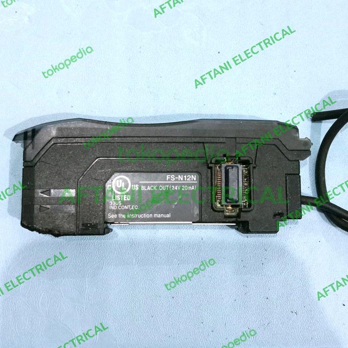 Jual FIBER OPTIC SENSOR KEYENCE FS-N12N 24V 20Ma ORIGINAL JAPAN ...