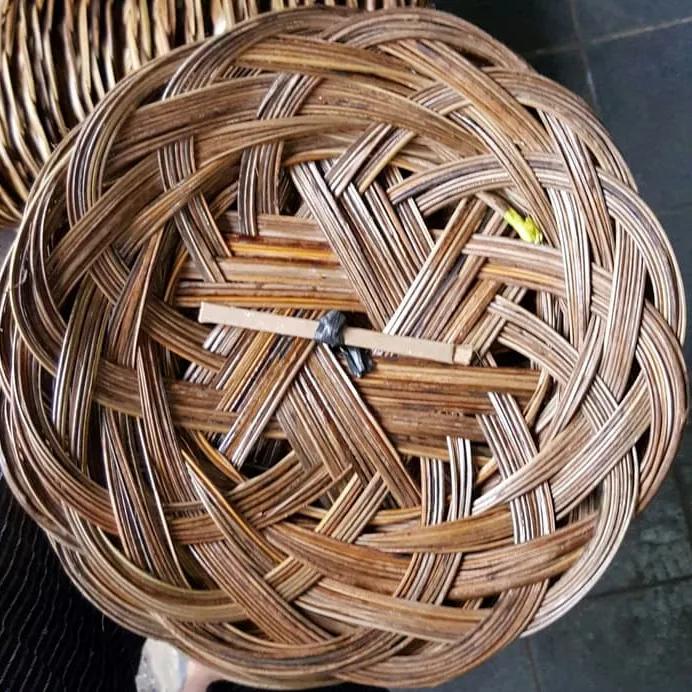 Jual Piring Lidi Piring Rotan Piring Anyaman Diameter 24-25cm Harga 1 ...