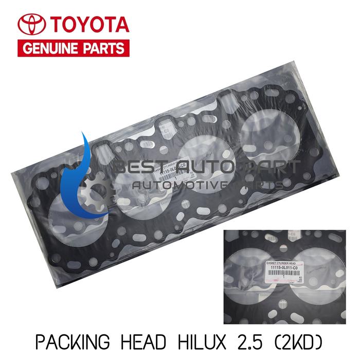 Jual Packing Head Hilux Fortuner Innova Diesel 2KD 11115-0L011 Original ...