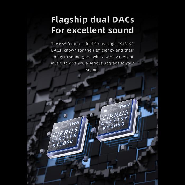Jual Fiio Ka5 / Ka 5 High Performance Portable Dual Dac Headphone ...