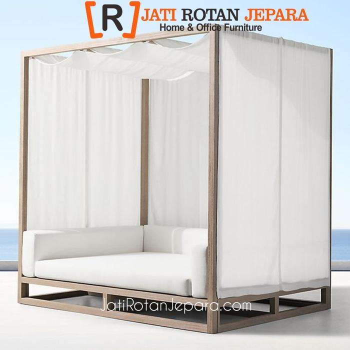 Jual Gazebo kayu jati minimalis modern pragola display gazebo taman ...