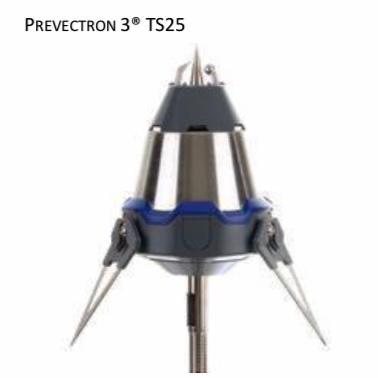 Jual Penangkal Petir PREVECTRON 3 TS25 • ORIGINAL / Radius Max. 65 ...