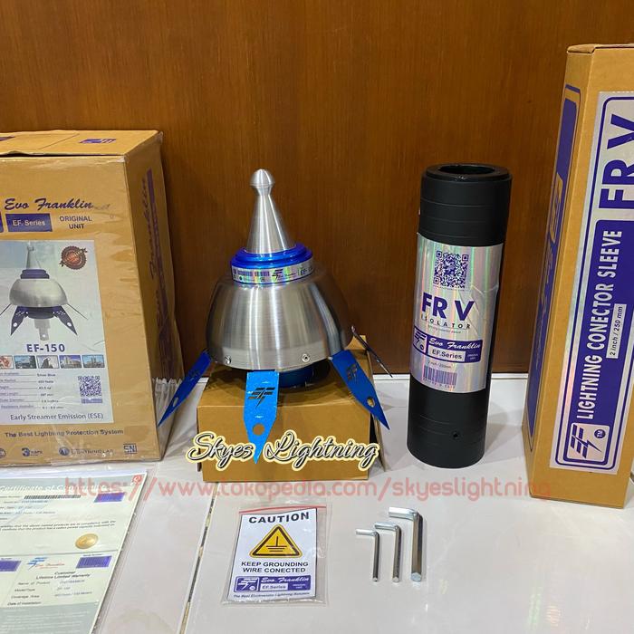 Jual Penangkal Petir EVO FRANKLIN EF.150 - ORIGINAL / Radius 150 meter ...