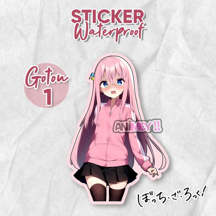 Jual Stiker Gotou Bocchi The Rock / Sticker Anime Waterproof - 1 - Kab ...