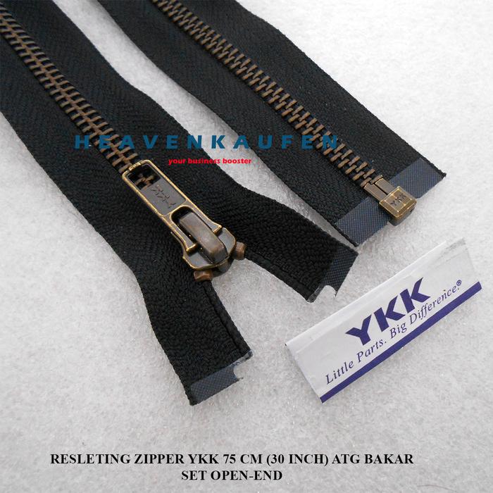 Jual Resleting Zipper Jaket YKK 75 cm atau 30 inch Gigi Besi ATG Bakar - Kota Malang - Heaven ...