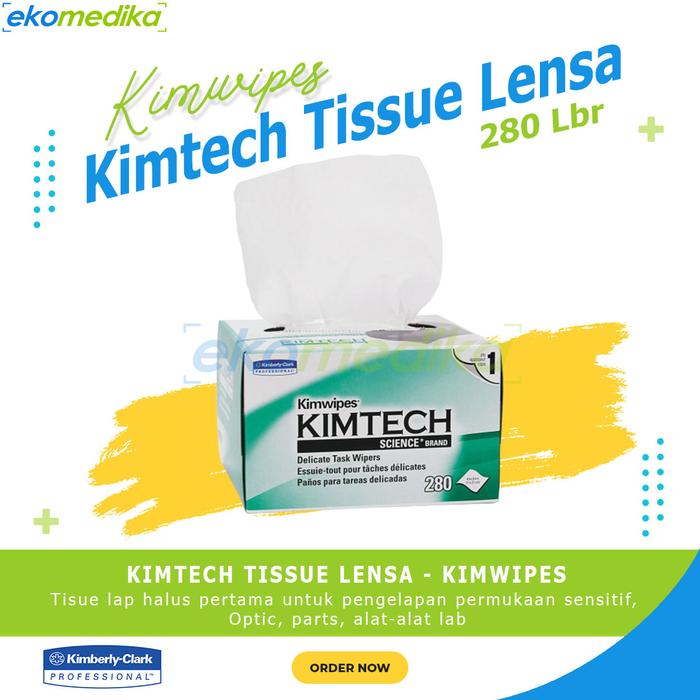 Jual Kimtech Science Kimwipes/Tissue Optic/Lensa microskop/tissu Optik ...