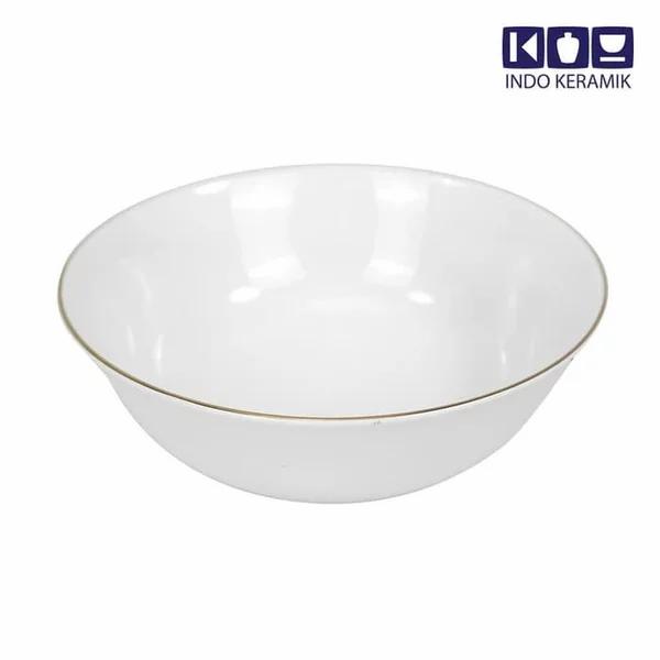 Jual Indo Keramik Gold Lining Lis Mas Mangkuk Mangkok 8" / 20cm MK-8C - Jakarta Pusat - Pusat ...