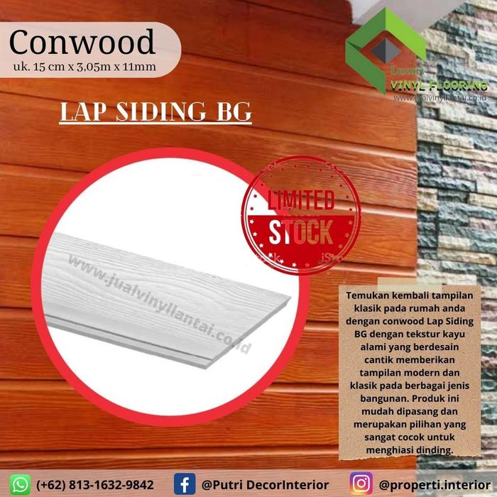 Jual Conwood Lap Siding BG uk. 15cm x 3,05m x 11mm - Jakarta Timur ...