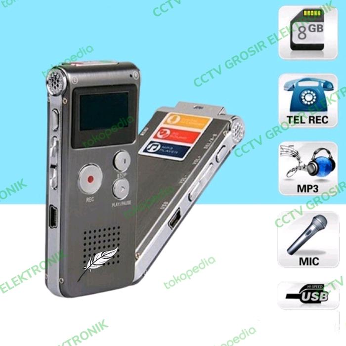Jual Portable Digital Audio Voice Recorder Recording USB Alat Perekam ...